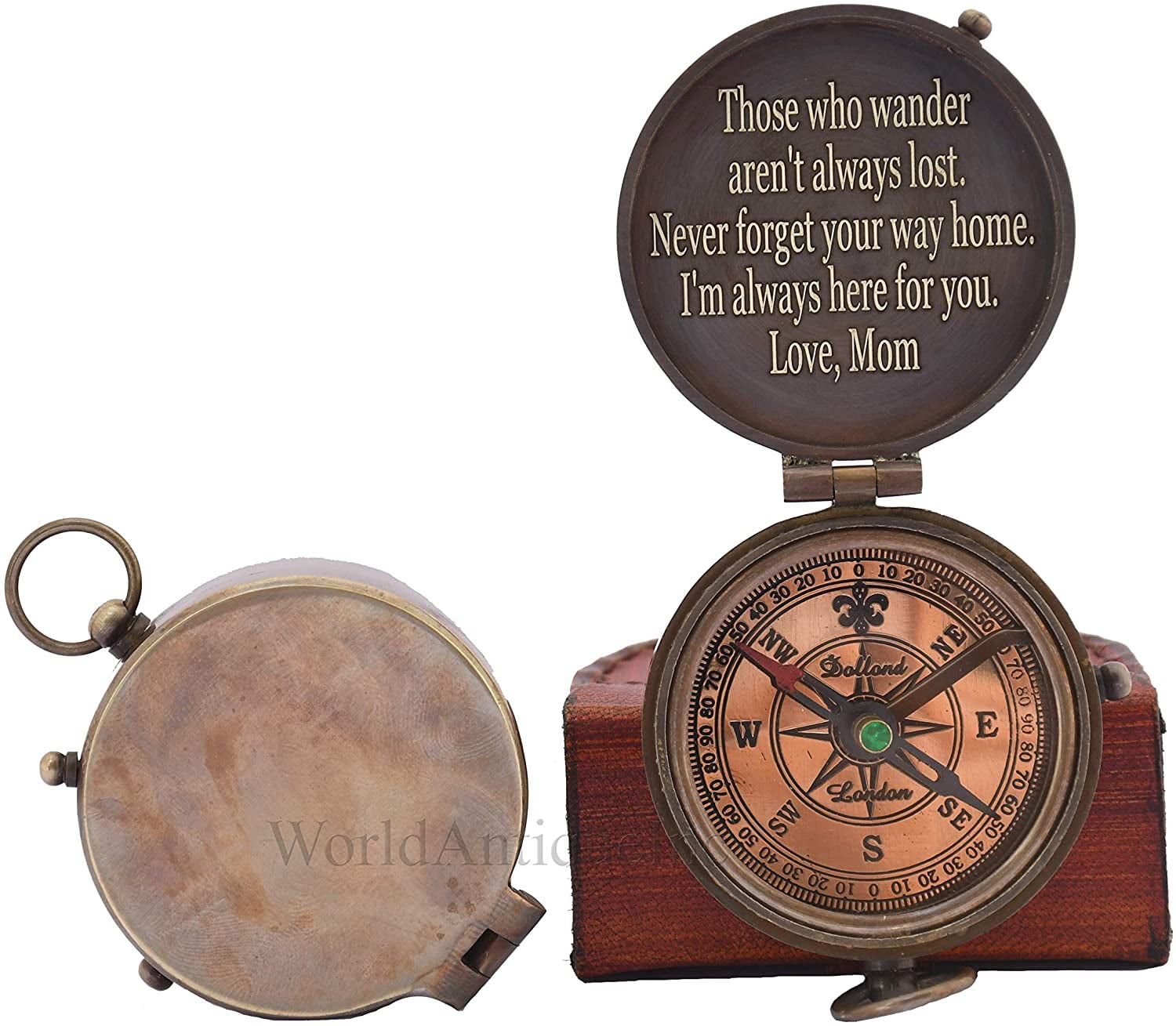 Brass Compass Cross and May Your Faith Always Guide You Engraved ...
