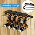 YIGSECU Space Saving Metal Tool Rack For Power Tools Storage Carbon ...