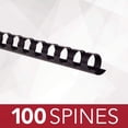 Binding Spines/Spirals/Coils, 1/2" Diameter, 90 Sheet Capacity ...