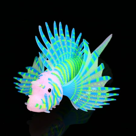Fluorescence Artificial Vibrant Fluorescence Fish Aquarium Ornaments ...