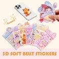 children cartoon 3D Belly Sticker relieve stress gifts or collectibles ...