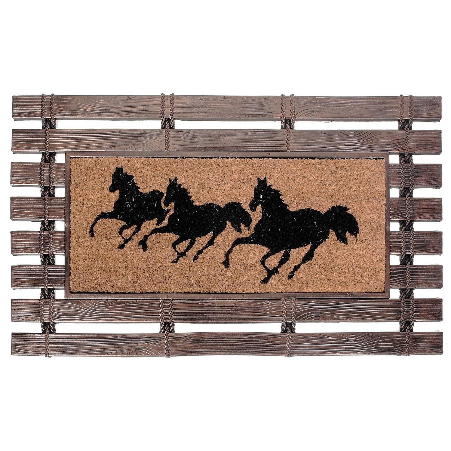 Click here for Ih Casadécor Running Horses Rubber Fence With Coir... prices