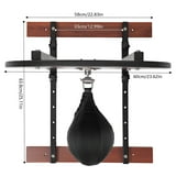 Miumaeov Heavy Duty Boxing Training Equipment with Speed Bag Wall ...
