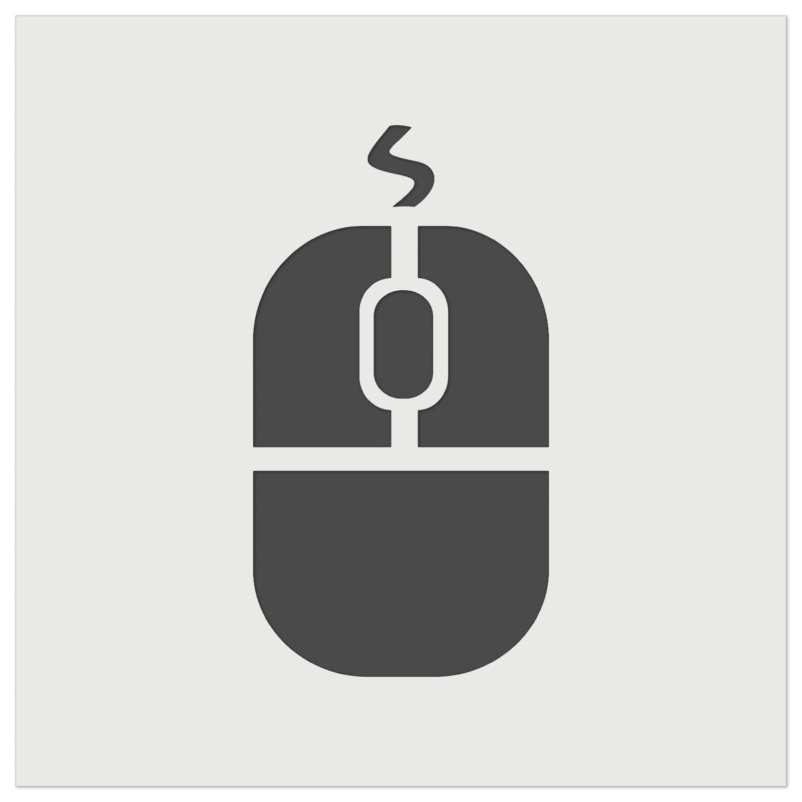 Computer Mouse DIY Cookie Wall Craft Stencil - 7.0 Inch - Walmart.com