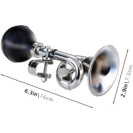 Bike Horn, Bike Bell, Bike Trumpet Bell, Retro Metal Bike Horn, with ...