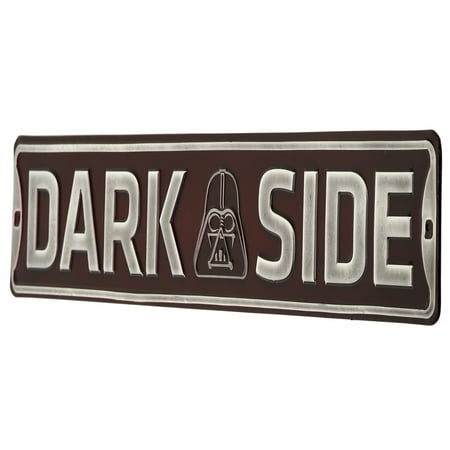 Dark Side Embossed Metal Street Sign - Walmart.com - Walmart.com