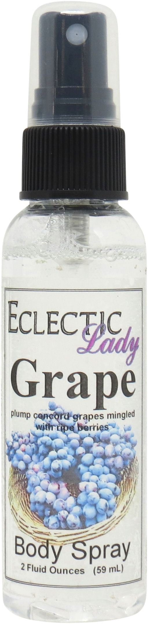 Grape Body Spray, Eclectic Lady, Hydrating Mist, Unisex, 2 oz - Walmart.com