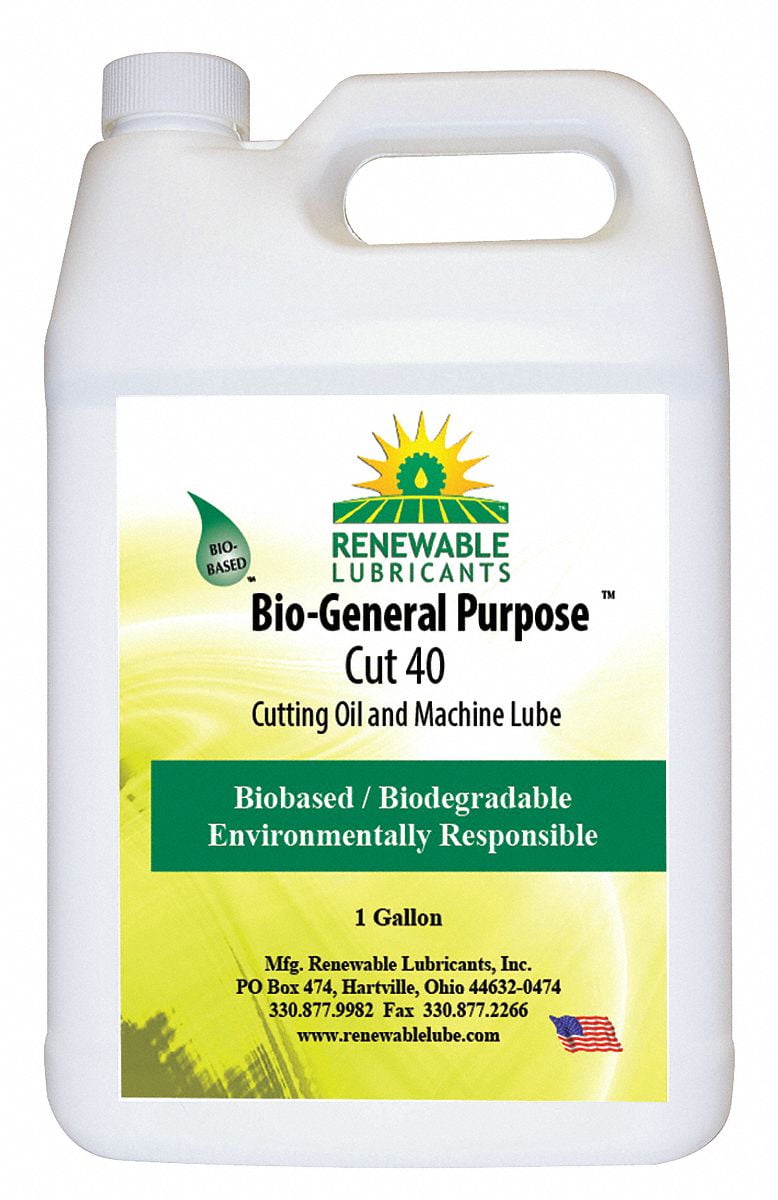 Renewable Lubricants Cutting Oil,1 gal,Bottle 86833 - Walmart.com