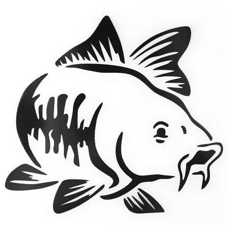 Carp Fishing Car Vinyl Decal Art Car Sticker - Walmart.ca