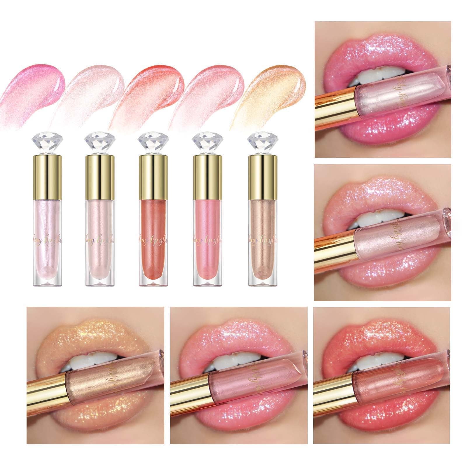 Brillo Labial Brillante | Efecto Hielo Roto Translúcido | Brillo ...