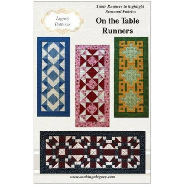 On the Table Runners Quilt Pattern - Walmart.com