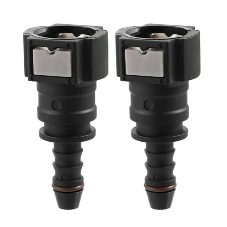 2pcs Car Fuel Line Quick Connector Fuel Line Nylon Hose Pipe Quick ...