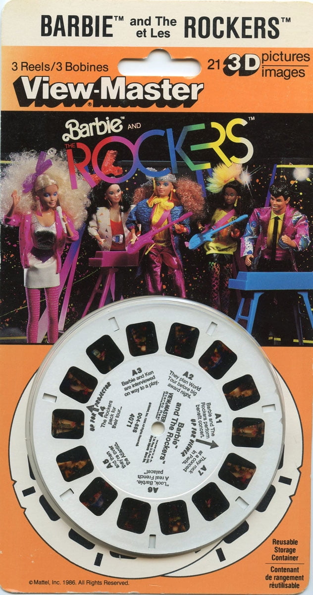 Barbie and the Rockers - Classic ViewMaster - 3 Reels on Card - Walmart.com