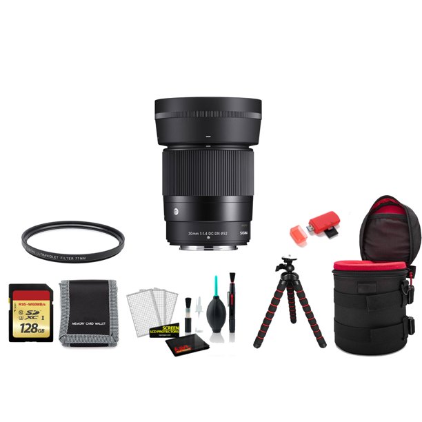 Sigma 30mm f/1.4 DC DN Contemporary Lens (FUJIFILM X) 302975 APS-C ...