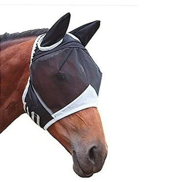 Harrison Howard CareMaster Pro Luminous Horse Fly Mask Standard with ...