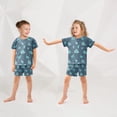 Dynamic Weather Symbols Summer Pajama Set Soft Cotton Short Sleeve ...