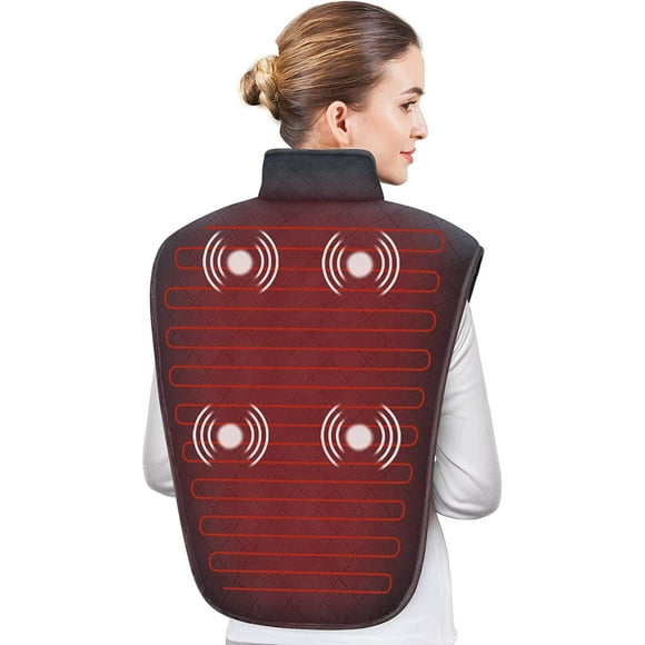 Heating Pad With Massage For Lower Back Pain