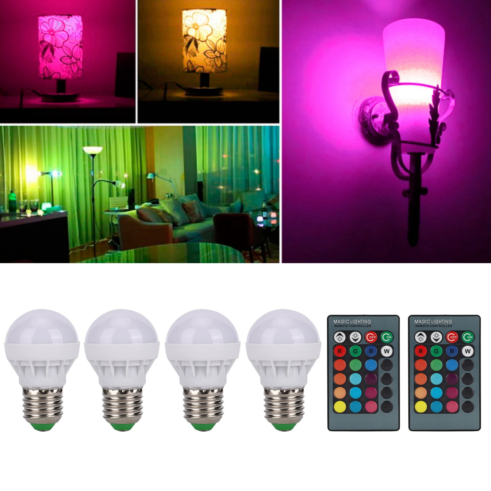 Click here for Domqga Color Changing Light Bulbs  Remote Control... prices
