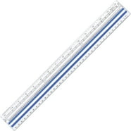 Westcott Acrylic Data Highlight Reading Ruler With Tinted Guide, 15 ...