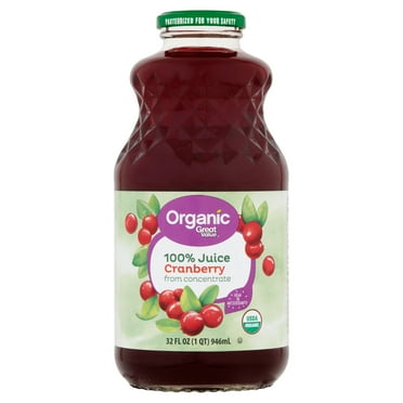 Great Value 100% Juice Cranberry Blend, 64 fl oz - Walmart.com