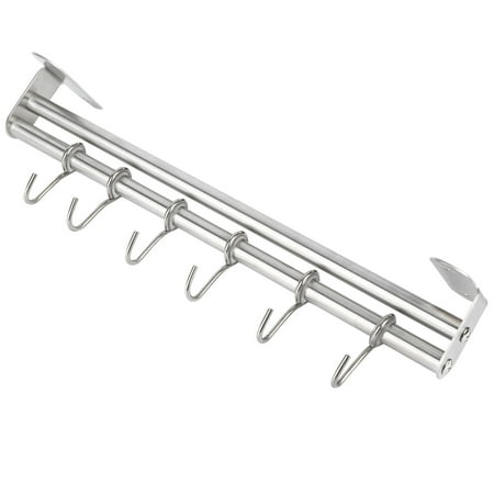 Utensil Hanging Rack, Rustproof Multi-Purpose Wall Mounted Pot Lid Rack ...