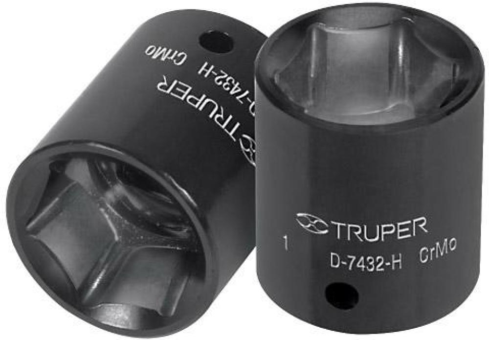 DADO 1/2'' 6 PUNTAS IMPACTO 1-1/8'' TRUPER 13398 Truper D-7436-H ...
