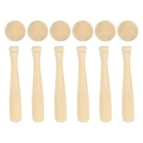 Wood Baseball bat 12 Inch Pack of 10 Unfinished Mini Wood Baseball Bat ...