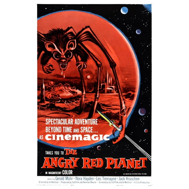 Angry Red Planet Movie Poster 12x16 Print on Metal Sign 12in x 16in ...
