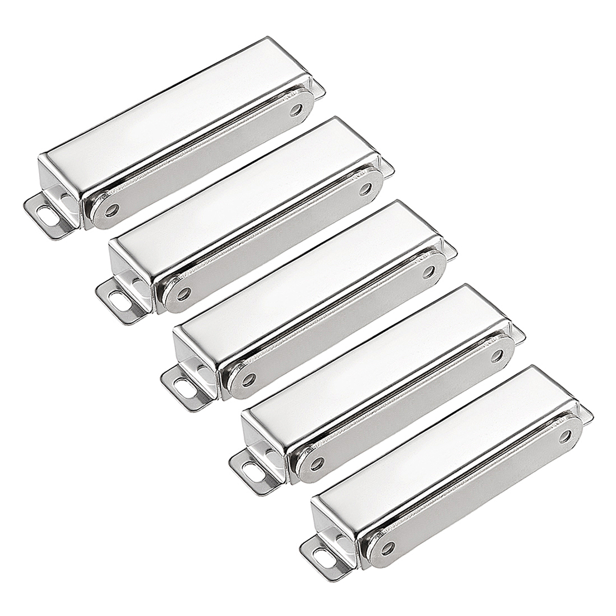 5Pcs Door Magnetic Catch Magnet Latch Closure Stainless Steel 97mm Long ...