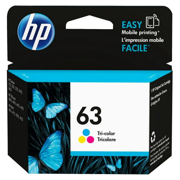 HP 63 Tri-colour Original Ink Cartridge (F6U61AN), Tri-Colour - Walmart.ca