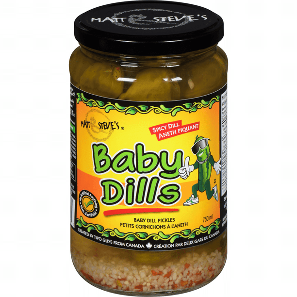 MATT & STEVE'S BABY DILLS SPICY DILL, MATT & STEVE'S BABY DILLS SPICY ...