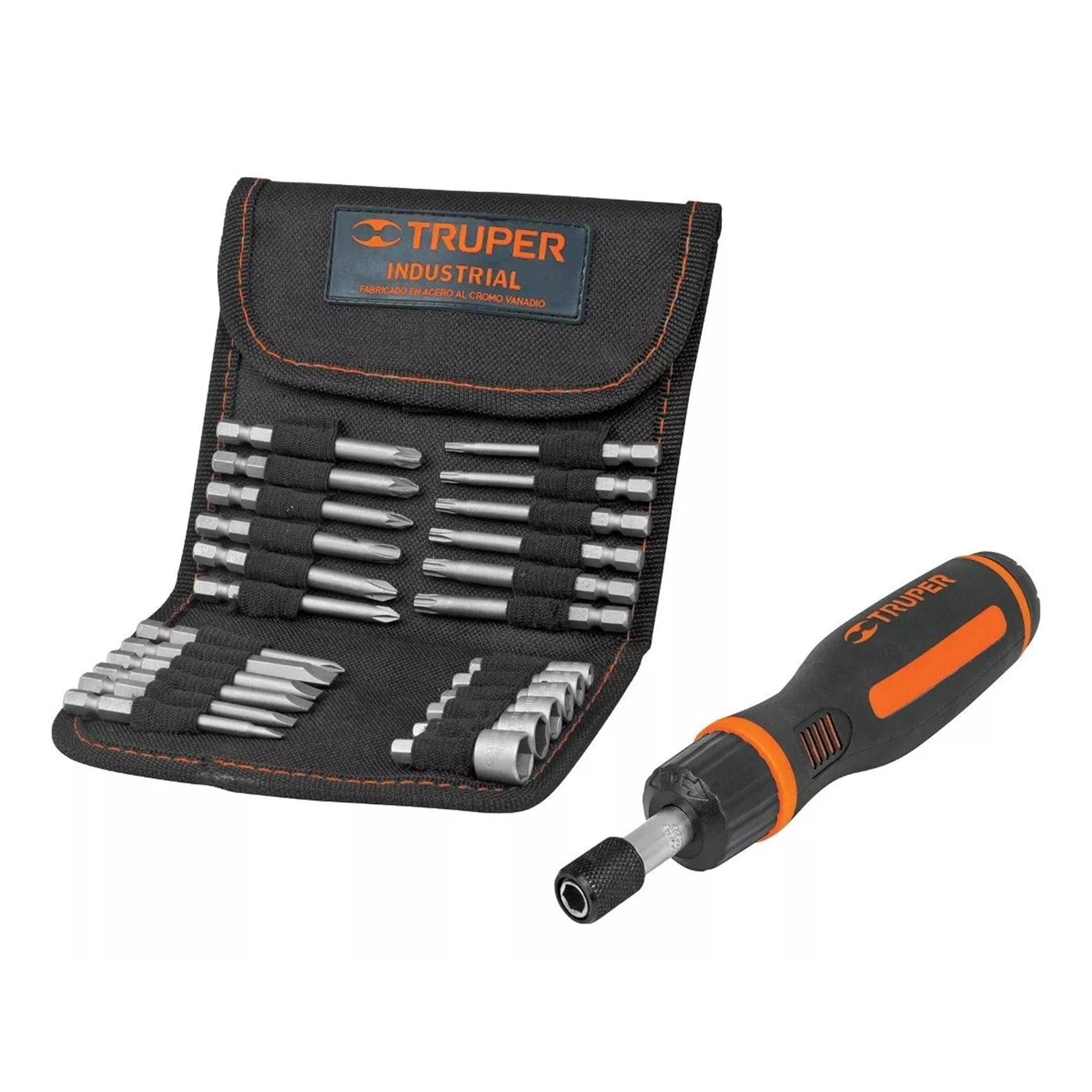 DESARMADOR TIPO MATRACA 26 PZAS TRUPER Truper 182/19 | Bodega Aurrera ...