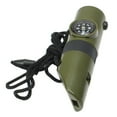 7 in 1 Multi-functional Survival Whistle Outdoor Professional Emergency ...