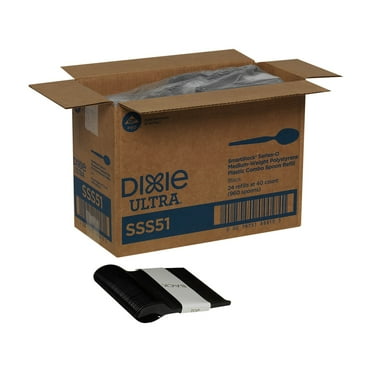 Dixie SH217 Heavyweight Polystyrene Soup Spoons - White (1000/Carton) - Walmart.com