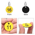 Number Tags 1-20, 20 Pcs 35mm Round Key Tags for Dormitory House ...