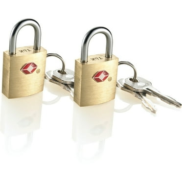 G-Force TSA-Approved 2-Pack Cast Zinc Alloy Pad Lock - Walmart.com