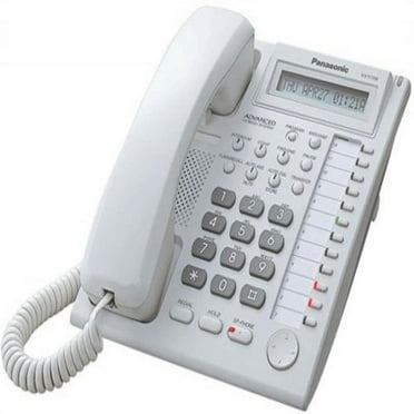 Panasonic KX-TS208W 2-Line Feature Phone with LCD White - Walmart.com