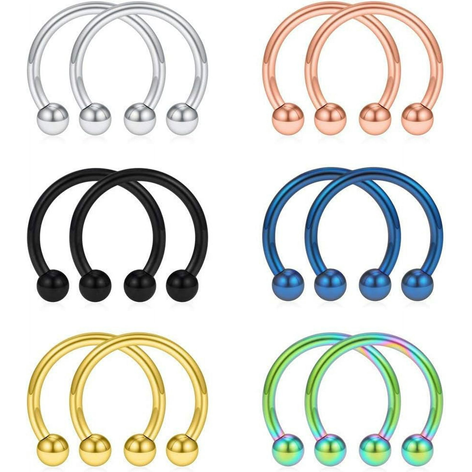 Click here for Laicaiw Vcmart Septum Rings Septum Jewelry 14g 16g... prices