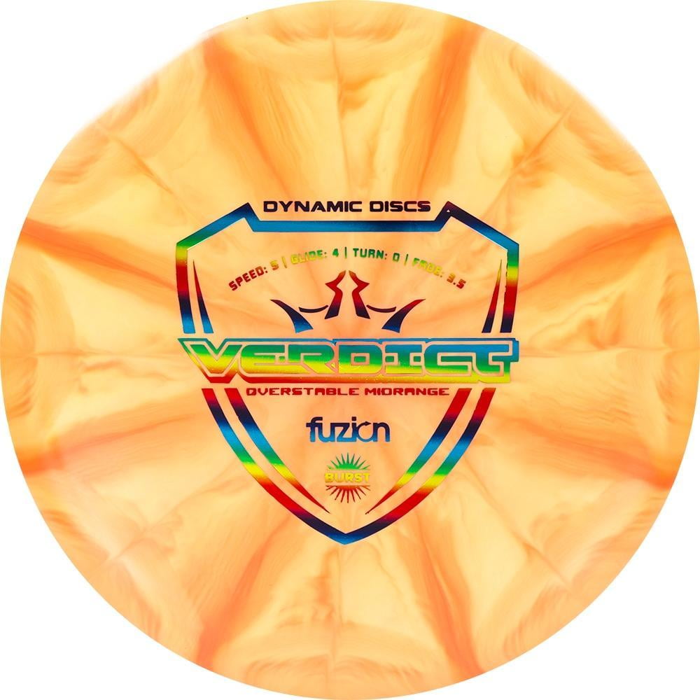 Dynamic Discs Fuzion Burst Verdict Midrange Golf Disc - Walmart.com