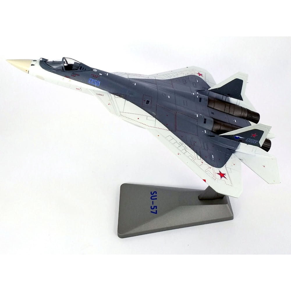 Sukhoi Su-57 Stealth Russian Fighter 1/72 Scale Diecast Model - Walmart ...