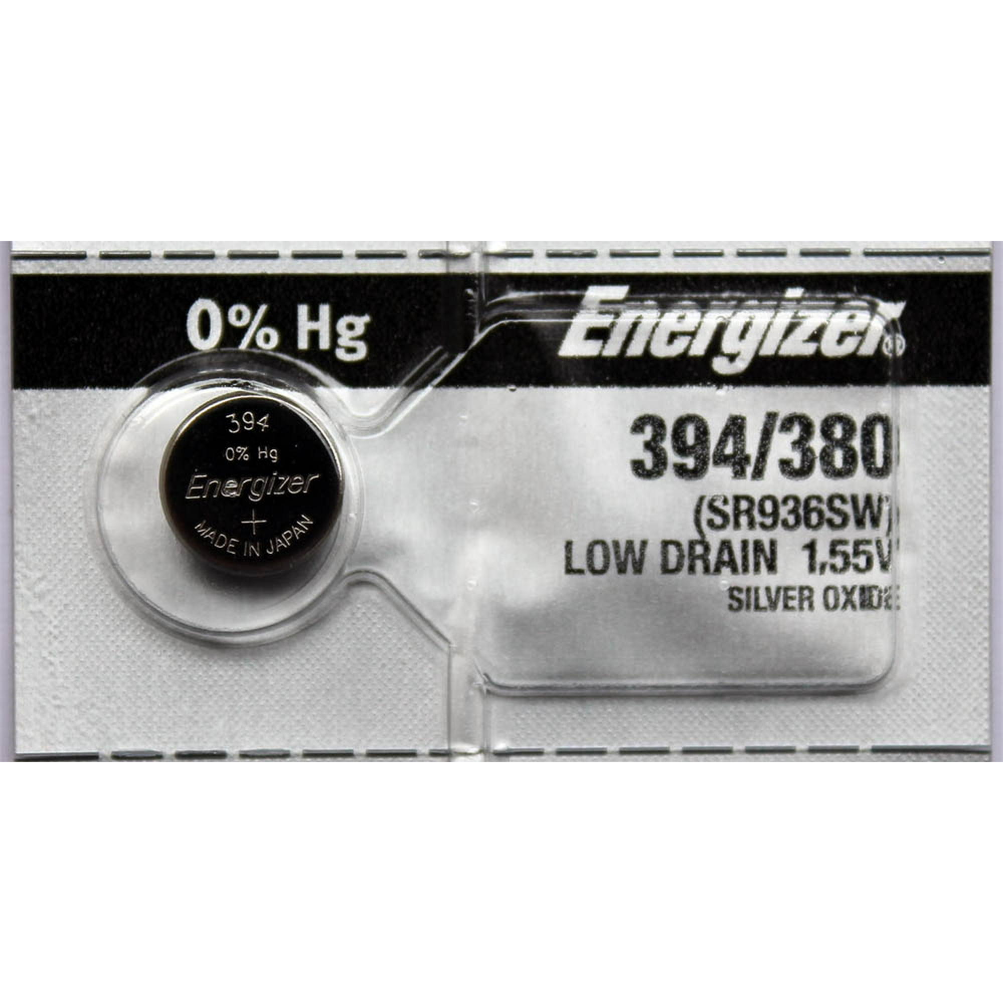 Click here for Energizer 394/380 Sr936sw Watch Batteries  1.55v (... prices