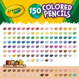 Crayola Colored Pencil Set, 150 Ct, Colors of the World, Pre-Sharpened ...