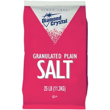 Morton Plain Table Salt - 25 Pound bag - Walmart.com