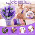 Pipe Cleaner Flower Kit, 500 Pcs Purple Chenille Stems Bulk - Walmart.com