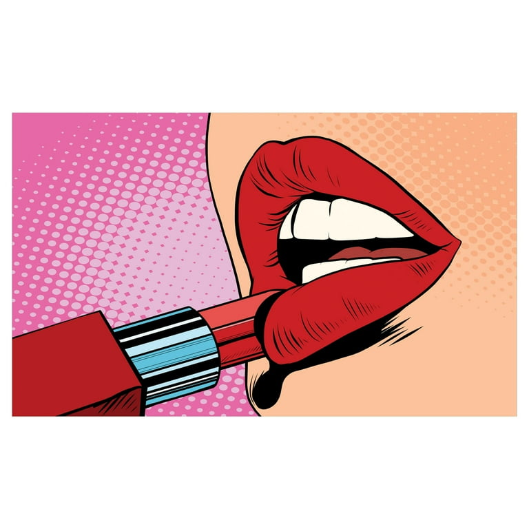 Pop Art Lips Makeup