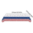 2 Independence Day Themed Tablecloths, 107.87*53.94 Inches Rectangular ...