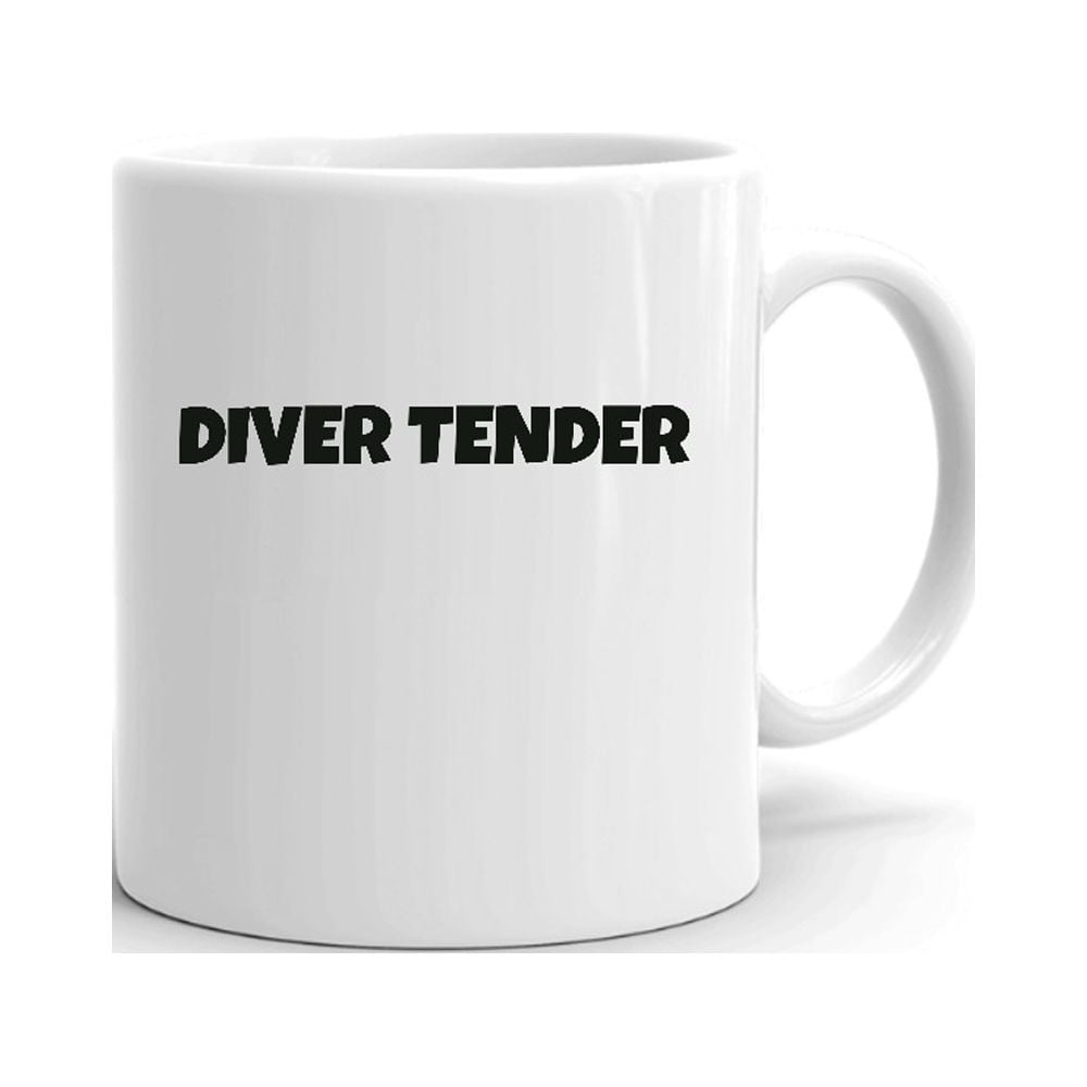 Diver Tender Fun Style Ceramic Dishwasher And Microwave Safe Mug ...