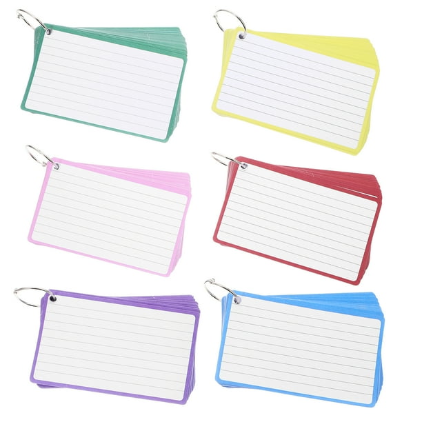 6 libros Blocs de notas pequeños Blocs de notas rayados Tarjetas de ...
