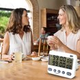 OAVQHLG3B Dual Digital Timer, Kitchen Timer for Cooking Countdown ...