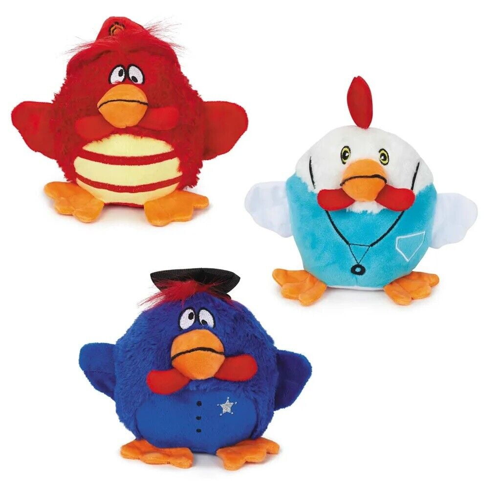 First Responder Plush Dog Toys Crinkle Squeaker Fireman Doctor Police ...